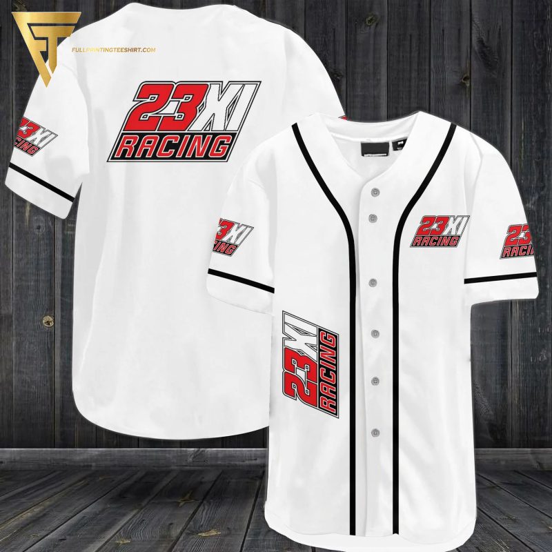 [Top-Selling] 23Xi Racing Logo Full Print Baseball Jersey - Hot Sale 2025